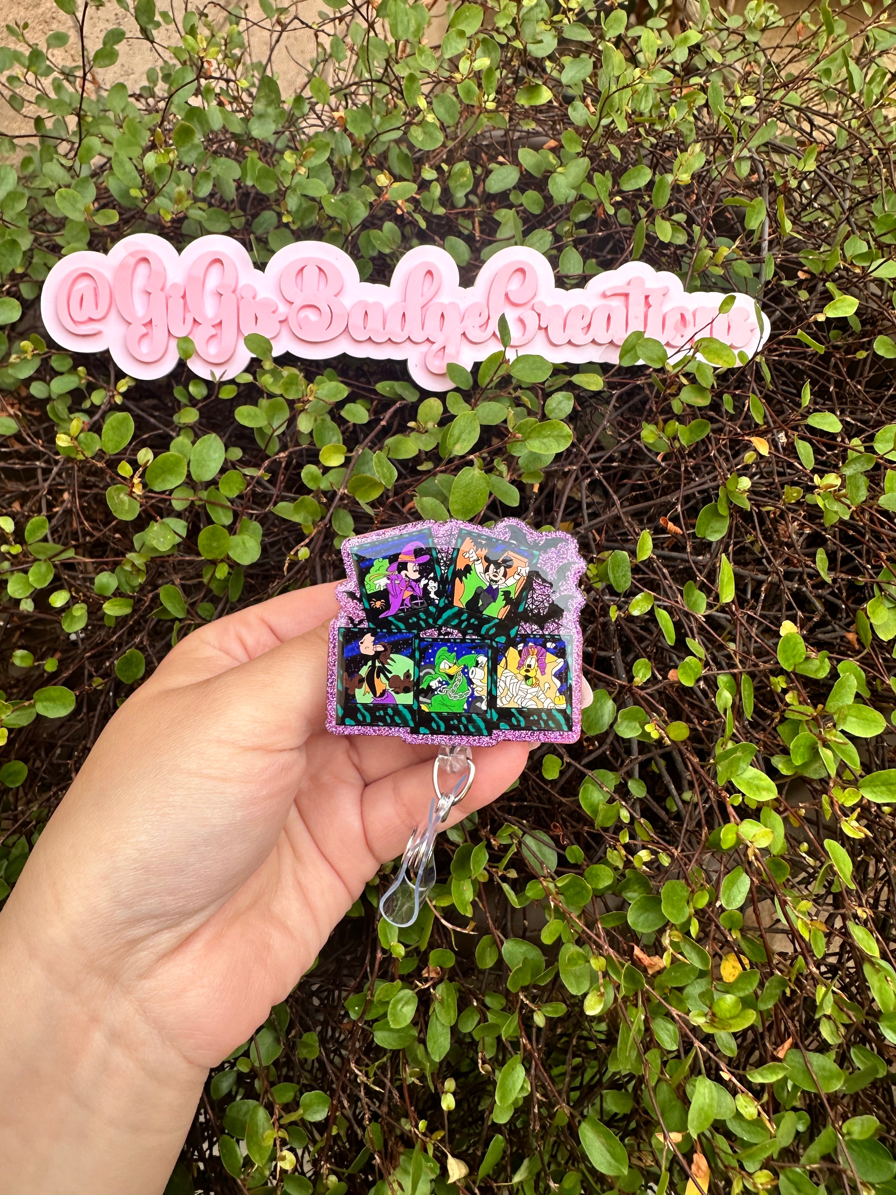 Spooky Clubhouse Badge Reel – Gigisbadgecreations